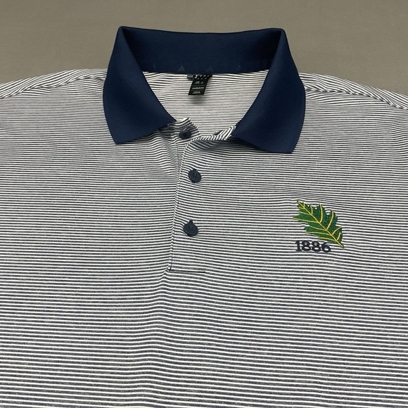 adidas | Shirts | Adidas Mens Blue Striped Xl Polo With The Tuxedo Club ...